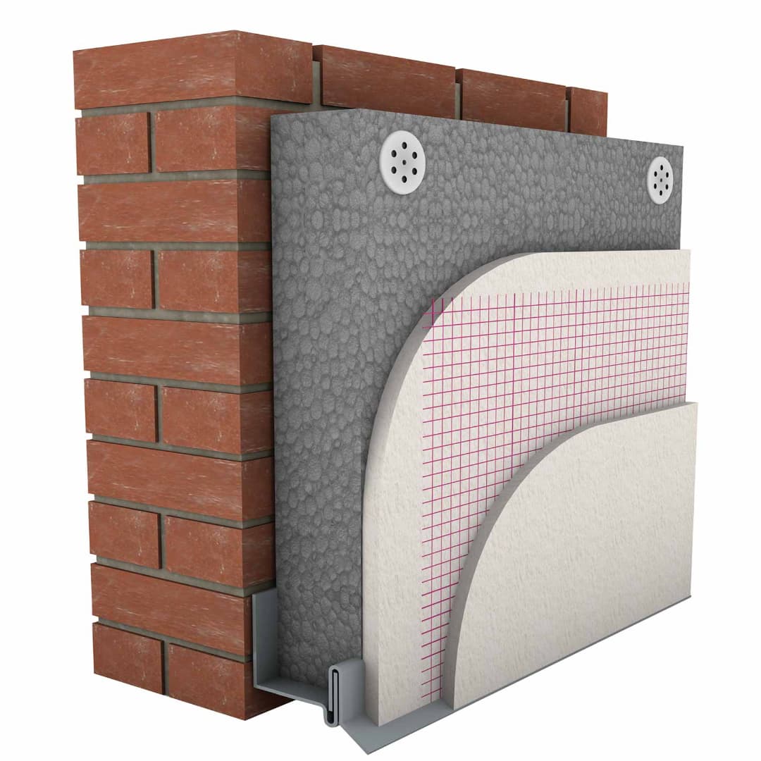 80mm Unilin Xtroliner XO/CW Partial Fill Cavity Wall Insulation Board ...