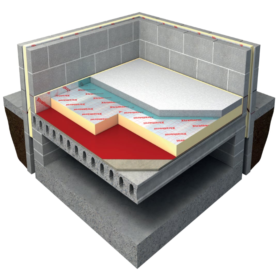 75mm Unilin Thin-R XT/UF PIR Underfloor | Floor Insulation Board ...