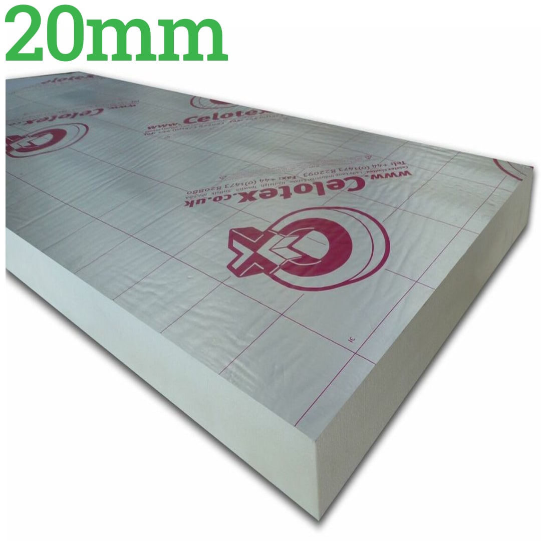 20mm Celotex TB4020 Thermal PIR Insulation Board (TB4000) - Insulation ...