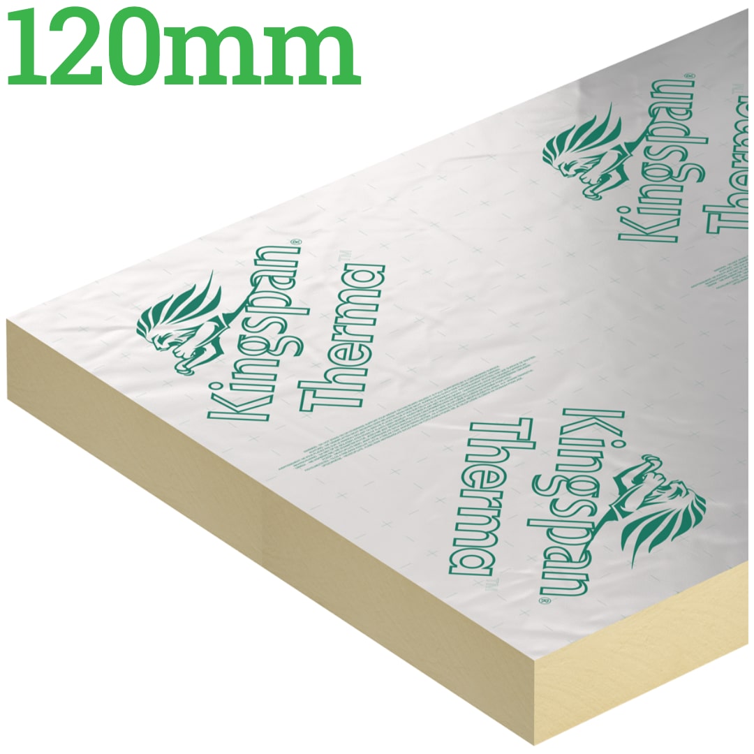 120mm Kingspan Thermapitch TP10 Pitched Roof PIR Insulation Board ...