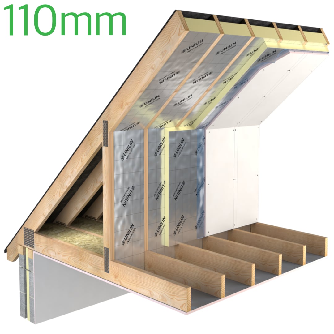 110mm Unilin / Xtratherm Thin-R PIR Rigid Insulation Board - Insulation ...