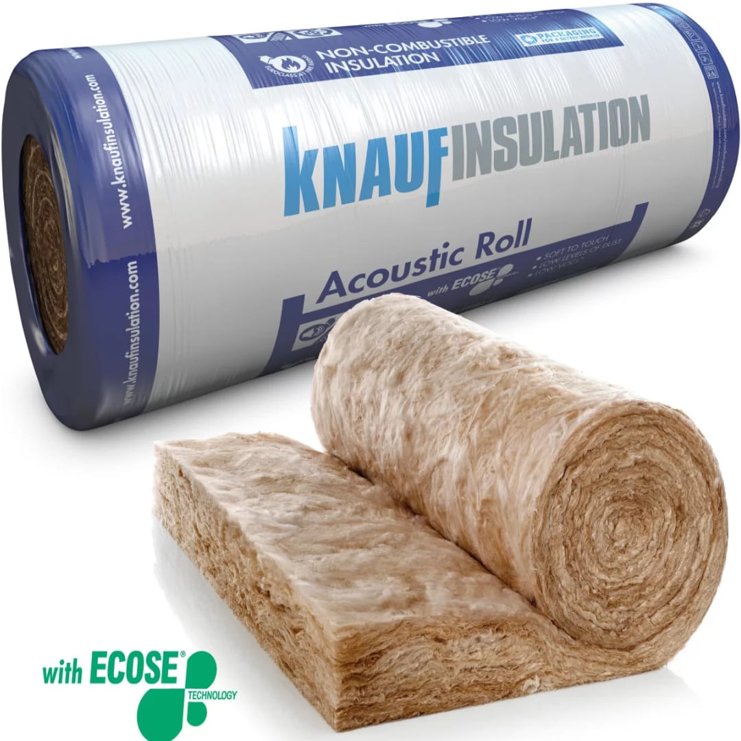 50mm Knauf Acoustic Insulation Roll Earthwool APR ( 16.20m2 ...
