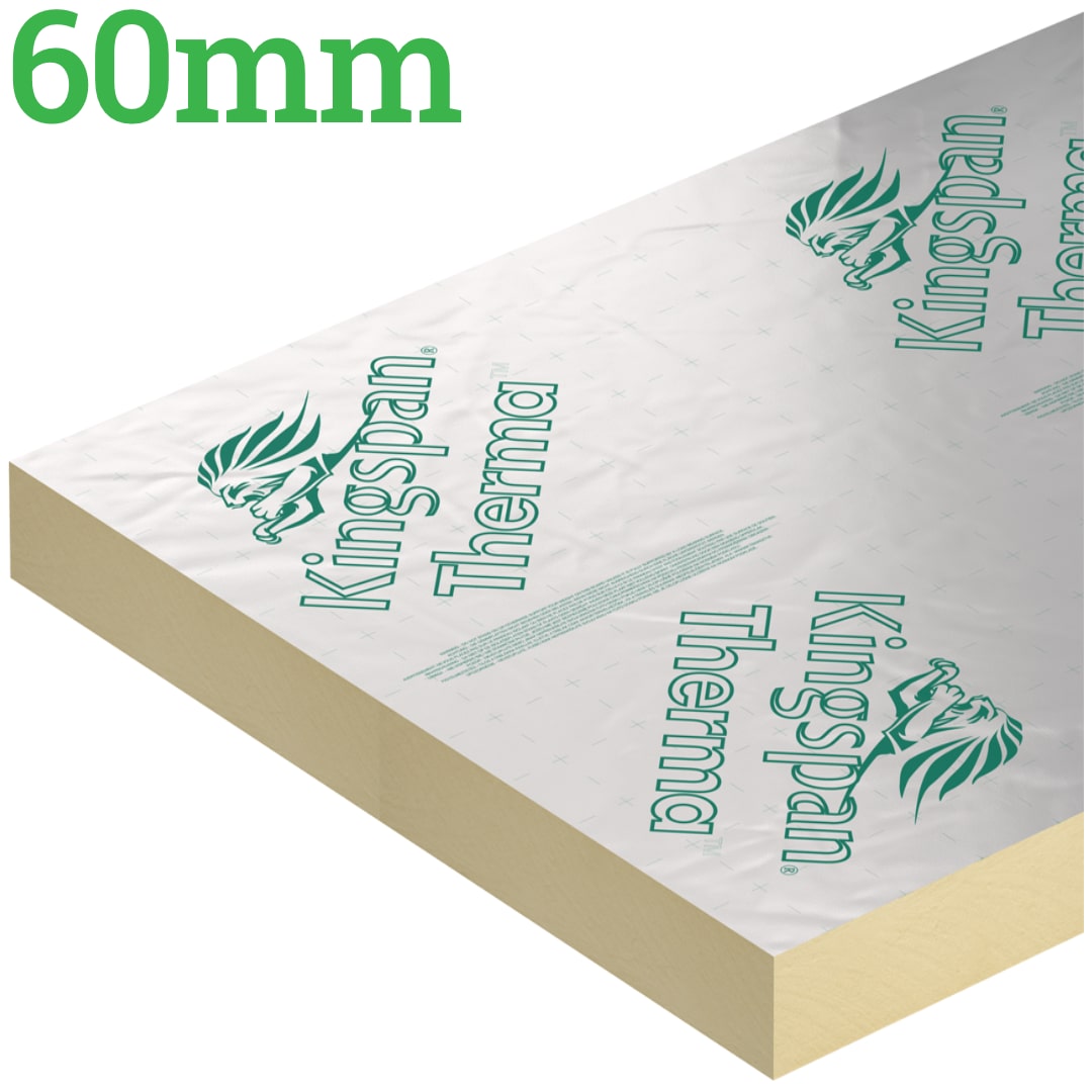60mm Kingspan Thermawall TW55 PIR Insulation Board - Insulation Store ...