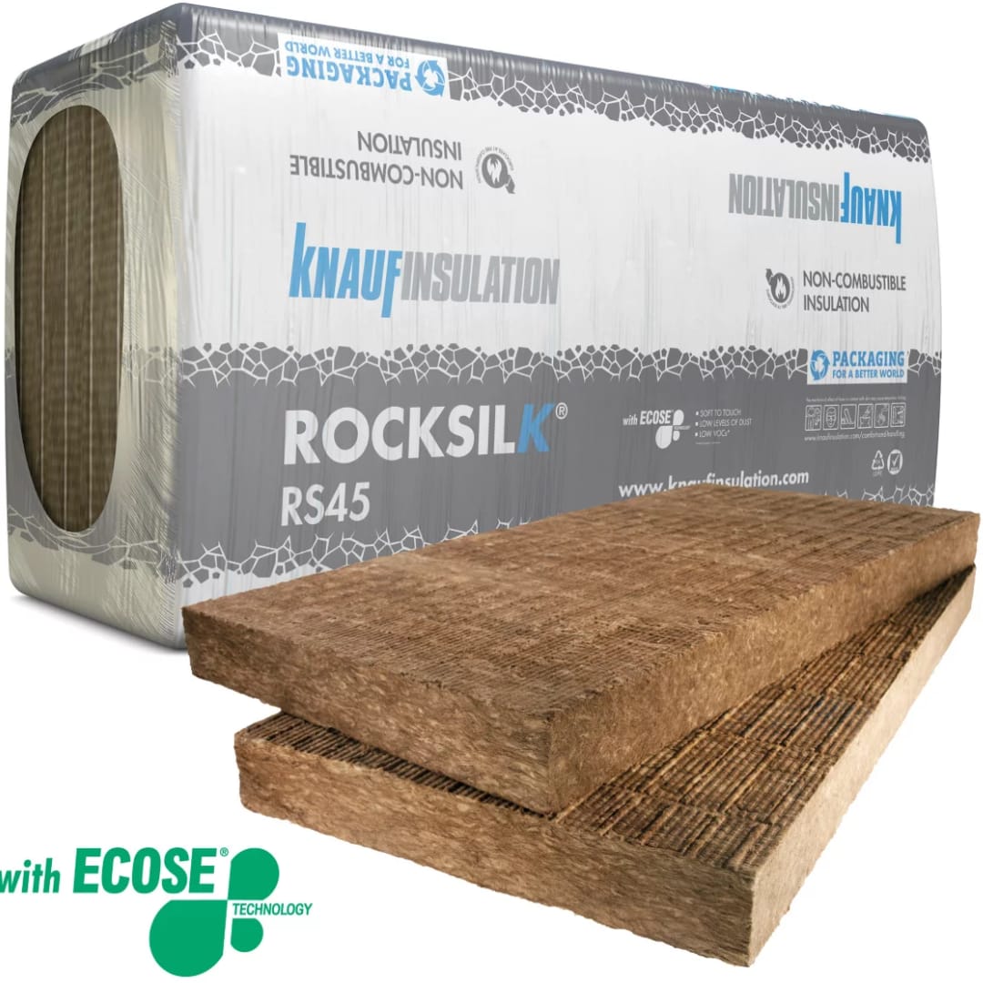 30mm Knauf Insulation Rocksilk RS45 Building Slab ( Pack of 16 ...
