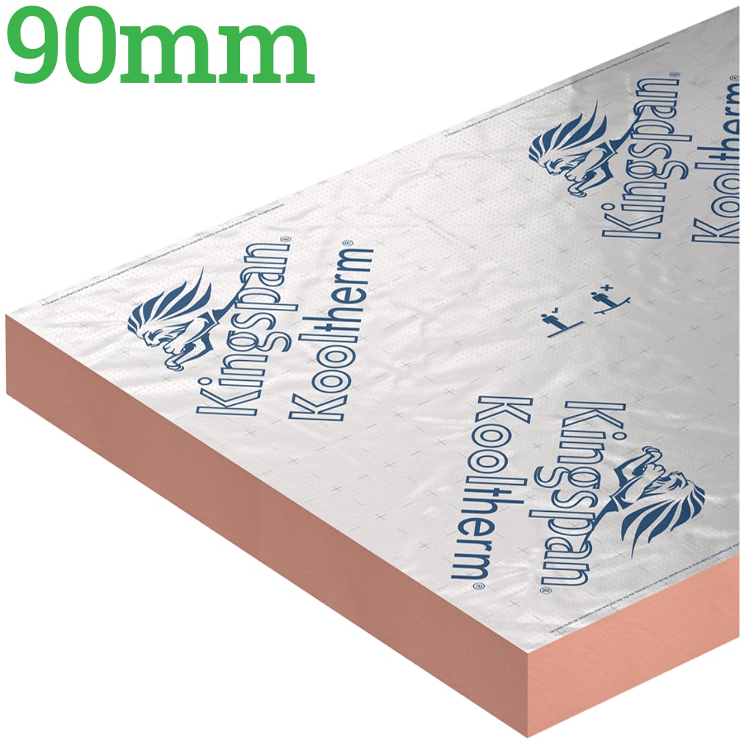 90mm Kingspan Kooltherm K107 Pitched Roof Insulation Board | Pack of 3 ...