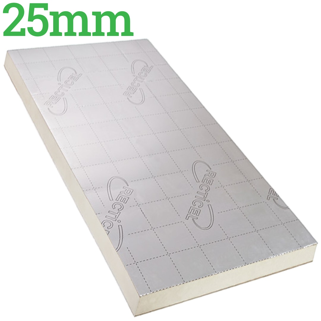 25mm Recticel Eurothane GP PIR Rigid Insulation Board - Insulation ...