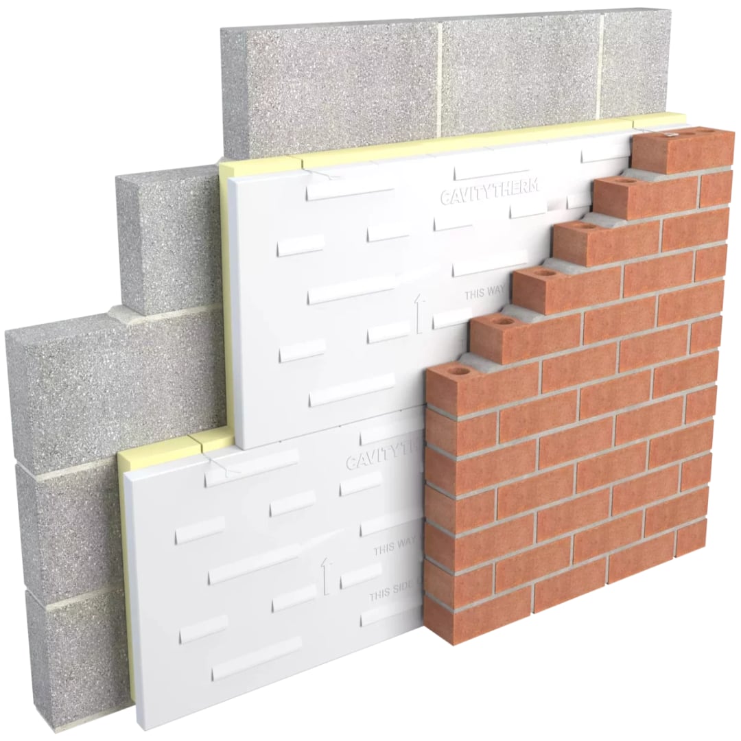 150mm Unilin ECO360/CT CavityTherm Full Fill Wall Insulation Board ...